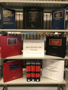 New Book Display: Small Business and the Law - Manitoba Law Library Inc.