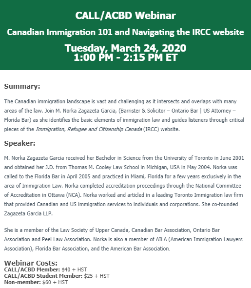 Webinar: Navigating the IRRC Website - Manitoba Law Library Inc.